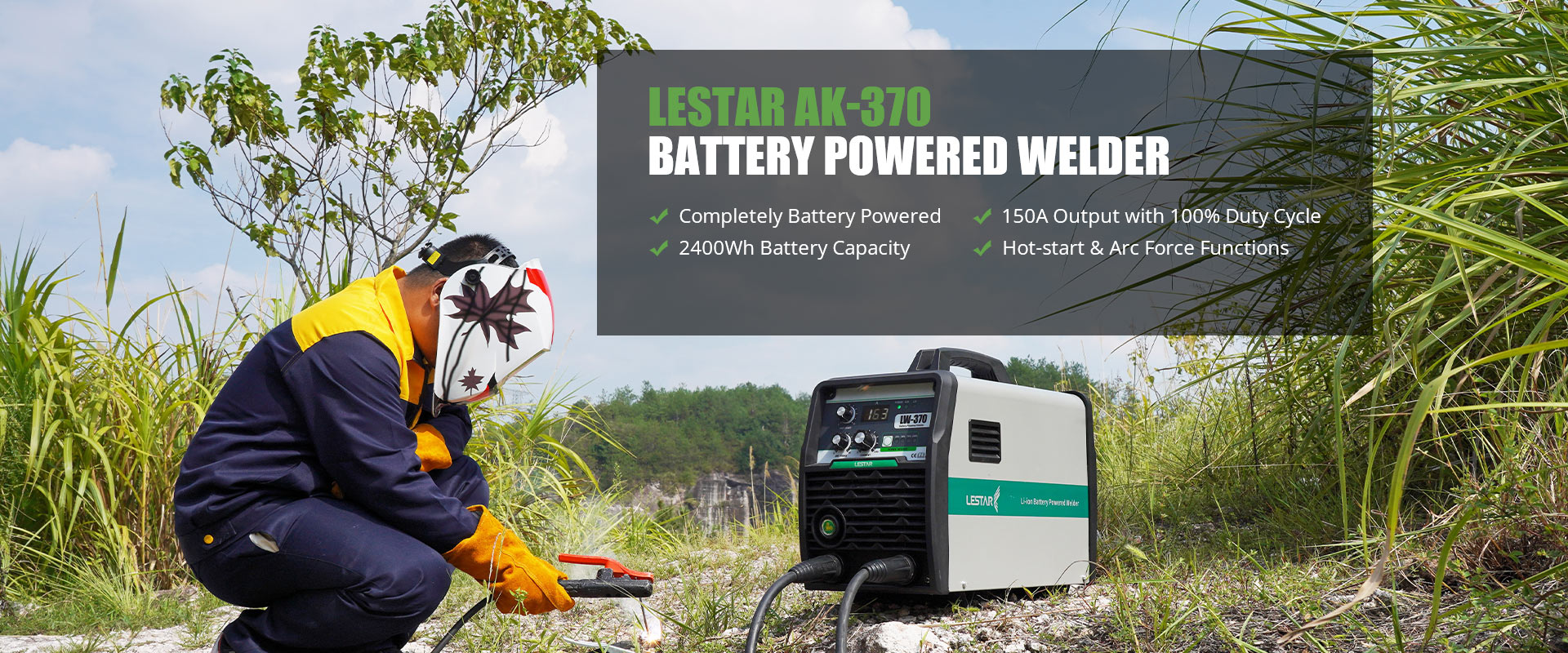 Battery Powered Welder machine,150A Cordless Welder-lestar